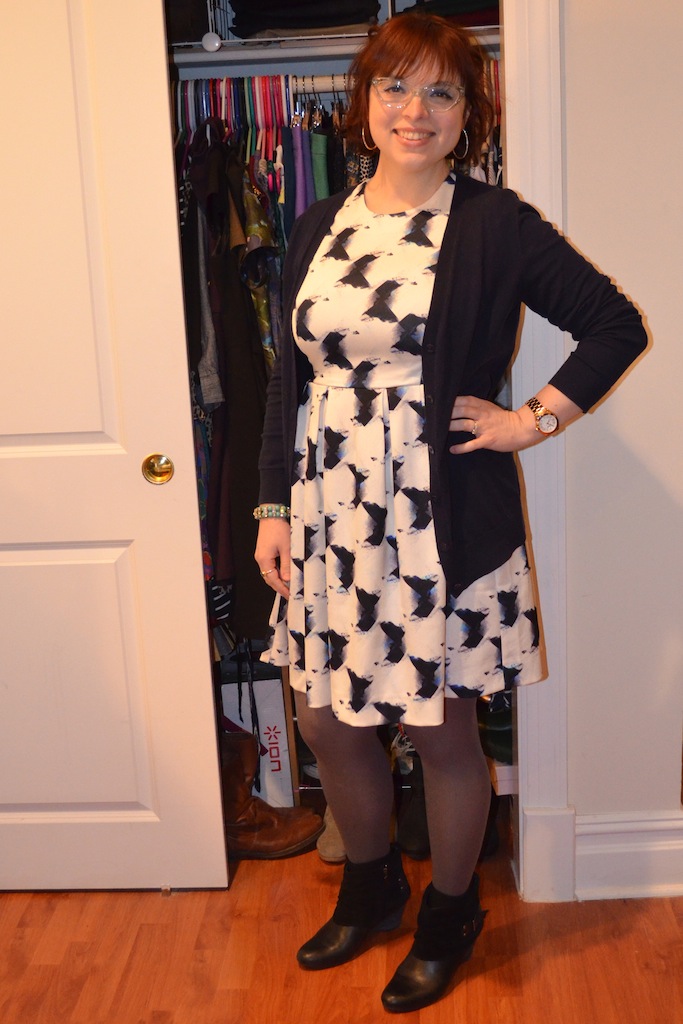 What NYC Recessionista Wears: graphic dress