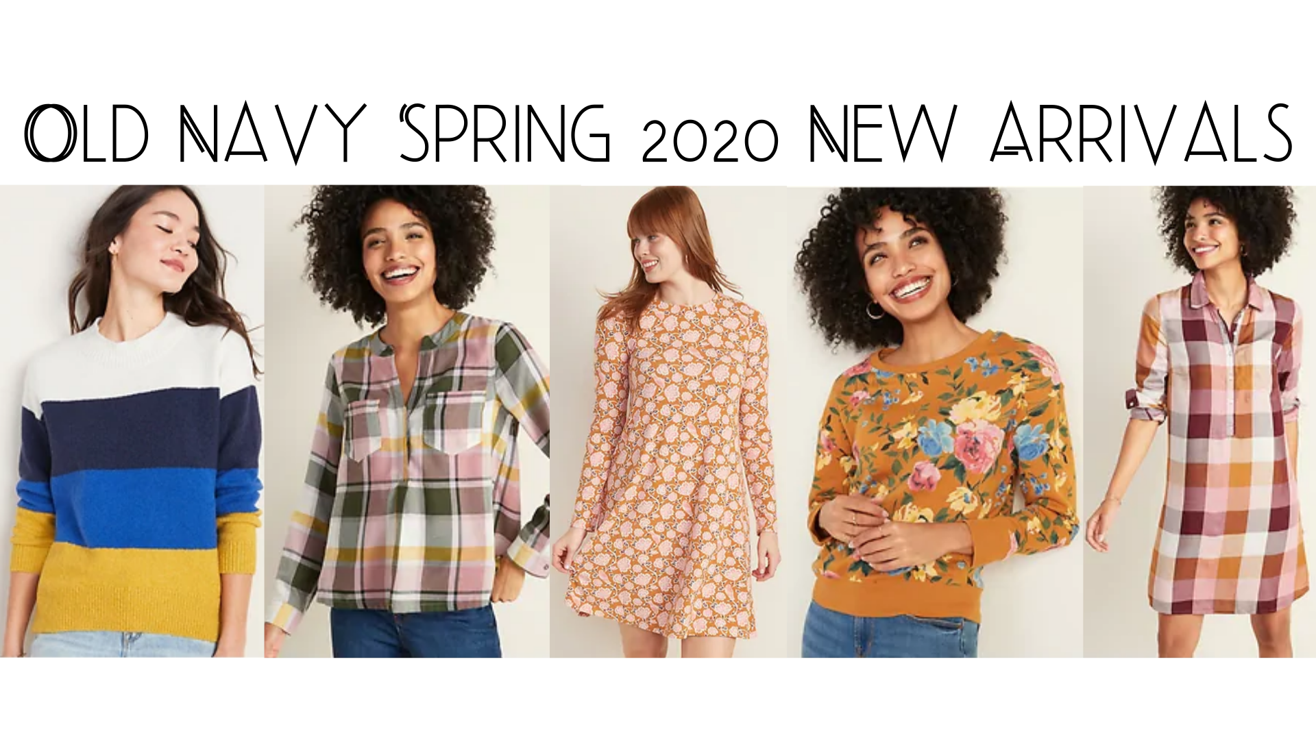 Old Navy Spring 2020 New Arrivals are 50% off today