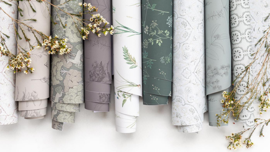 Peel and stick wallpaper from I SPY DIY x Chasing Paper